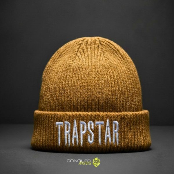 Knitted Acrylic Wool Beanie – Trapstar Full(mustard) – REOR